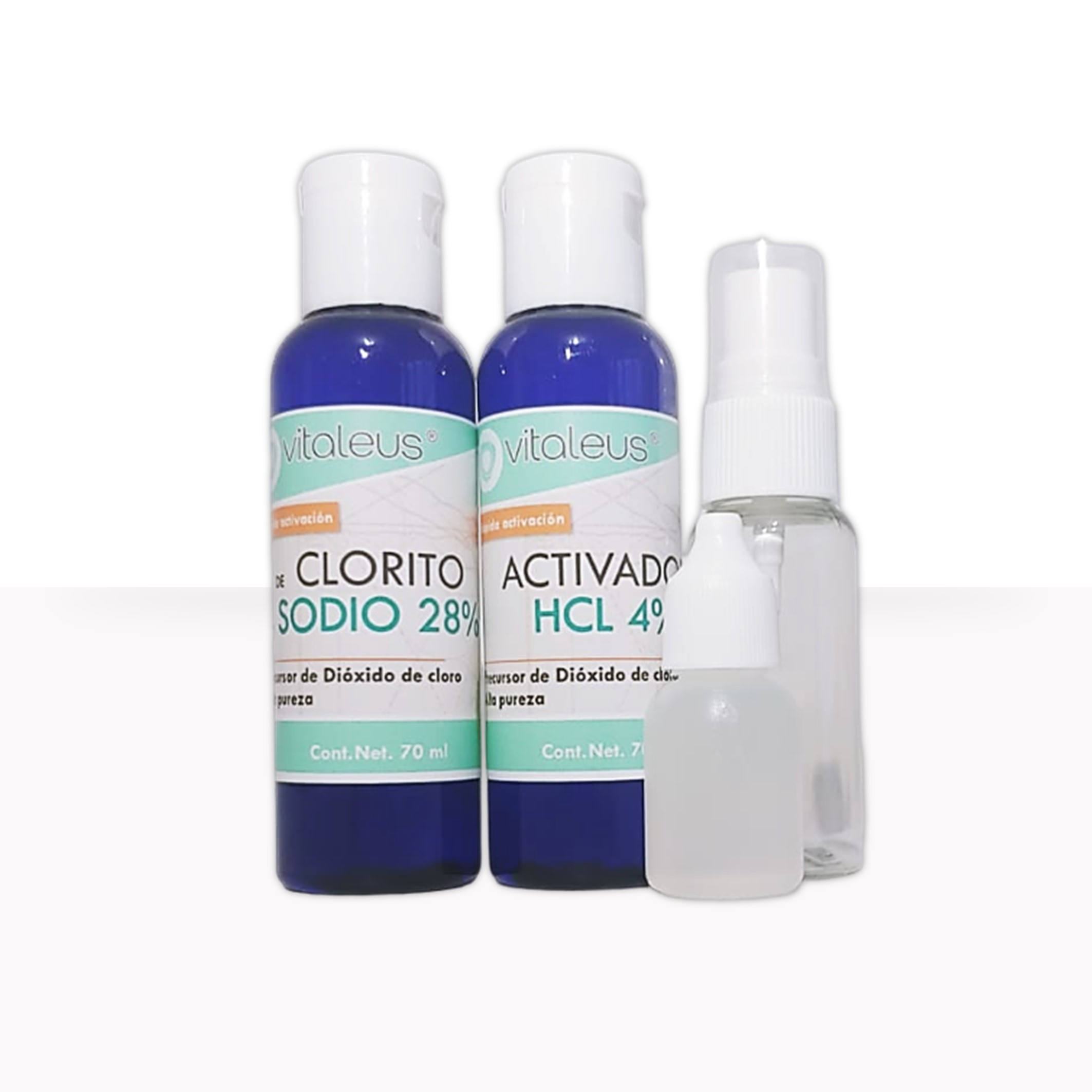 Kit Clorito de Sodio y Activador 70ml – VITALEUS